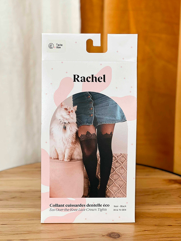 Women's Over-the-Knee Lace Crown Tights – From Rachel